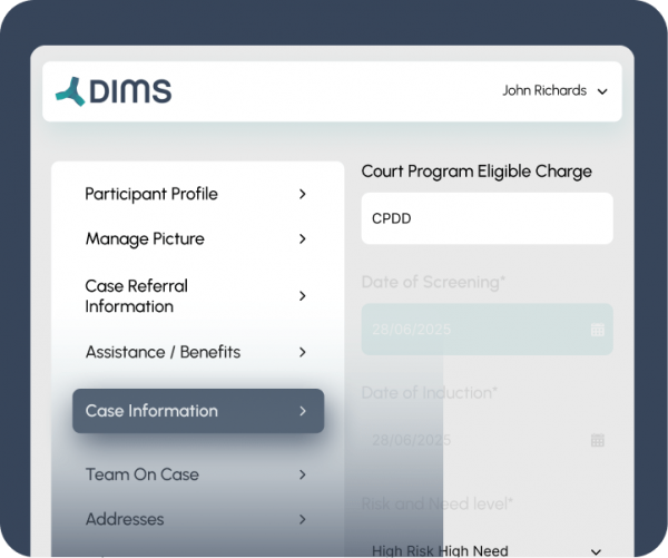 Drug Court Information Management System